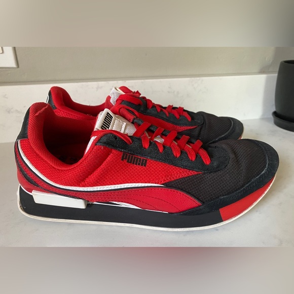 Puma | Shoes | Puma Future Rider Radar High Risk Red Black 386781 Shoes ...